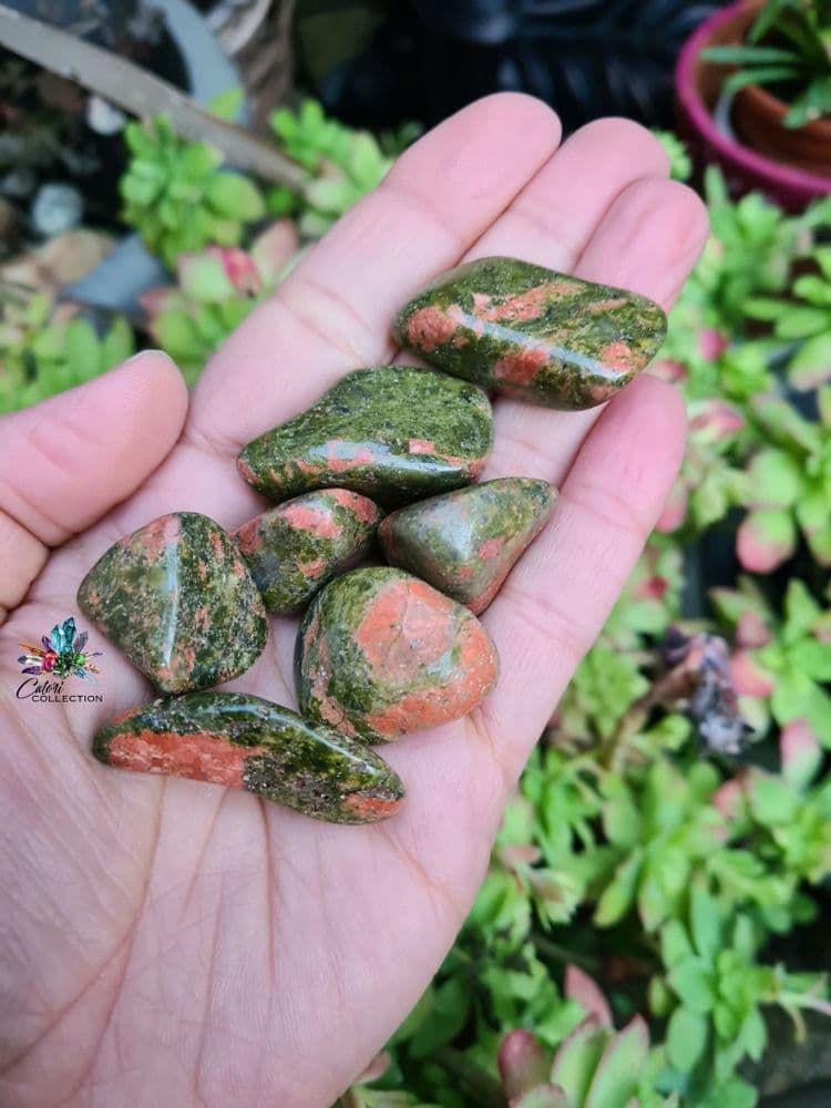 Unakite Tumbled Crystal