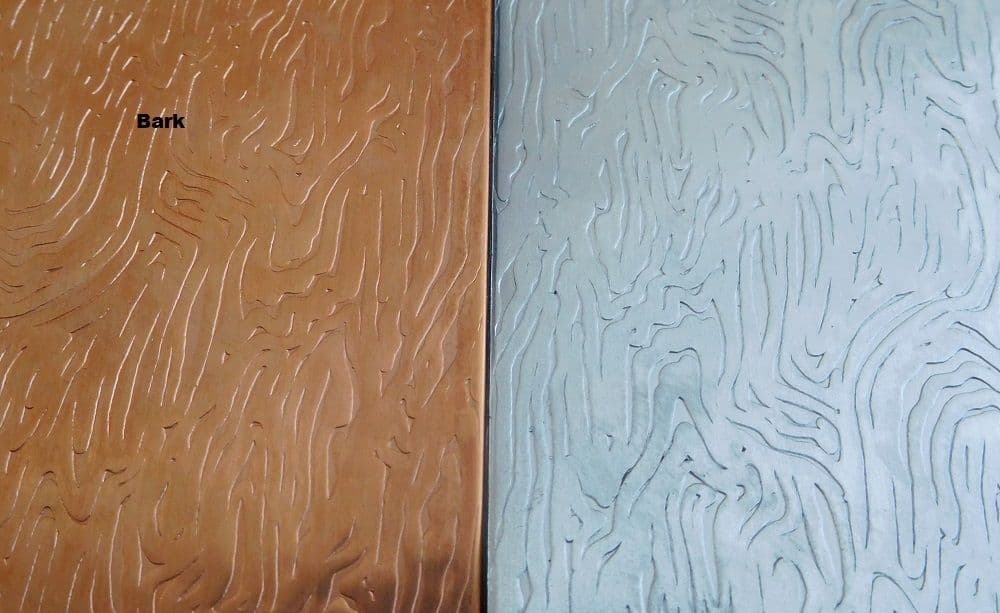 Ready patterned texture sheets in aluminium and copper