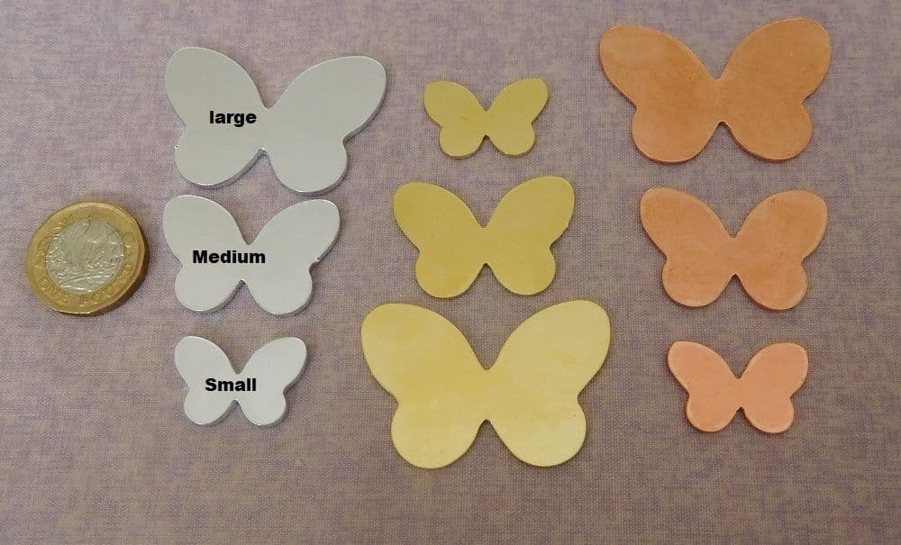 REDUCED - Butterfly KP metal stamping engraving blank - laser cut ...