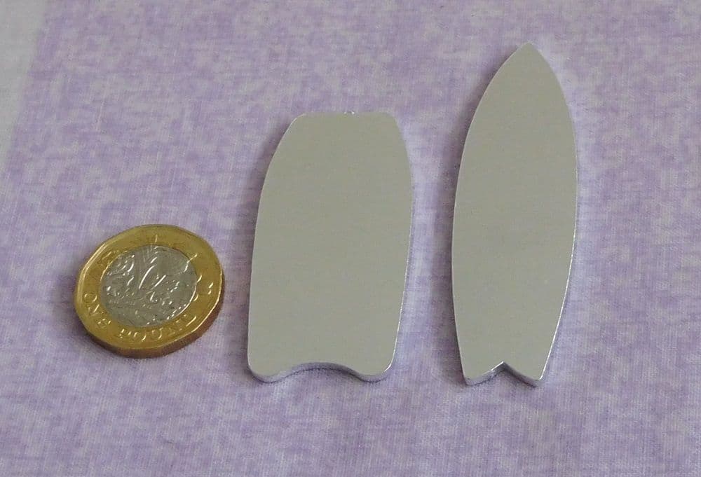 Surf/boogy board metal stamping blank - 2mm - laser cut - 2 designs