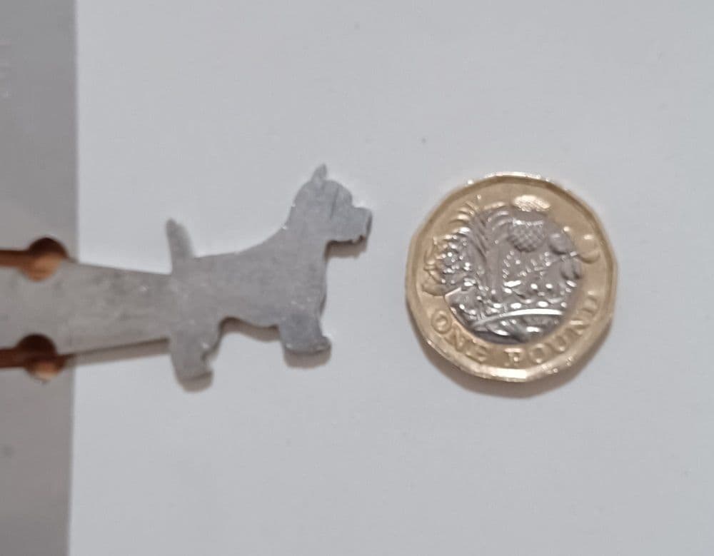 Westie shape potter pancake die