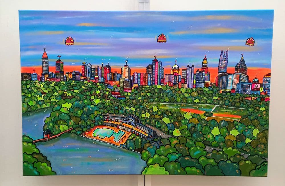 Futuristic View of Atlanta