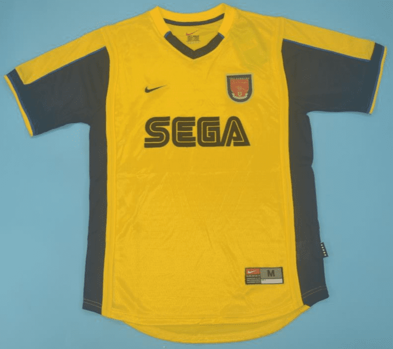 Arsenal 2000-01 Yellow Away