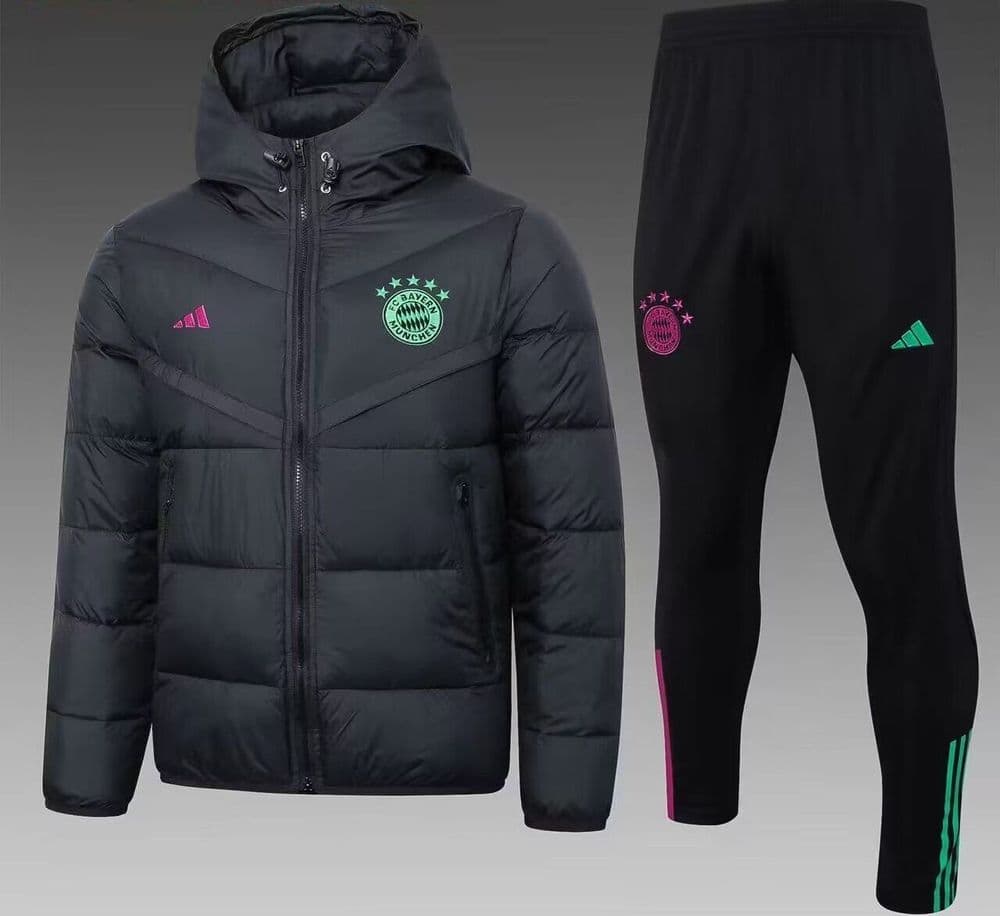 FC Bayern Munich Black Jacket & Trousers