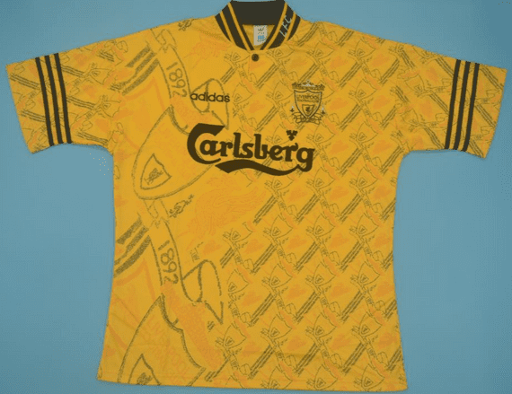 Liverpool 1994-96 Yellow Away