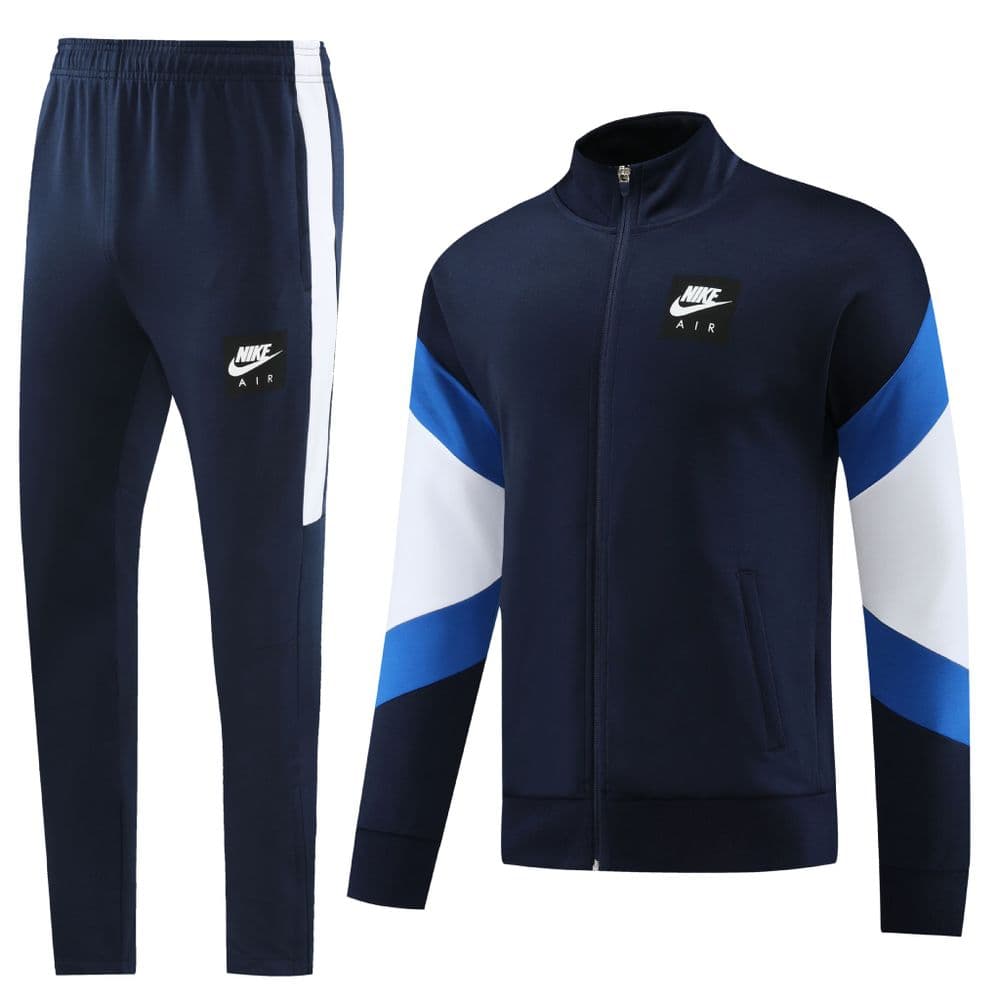 Nike NM07 Dark with Blue White Tracksuit