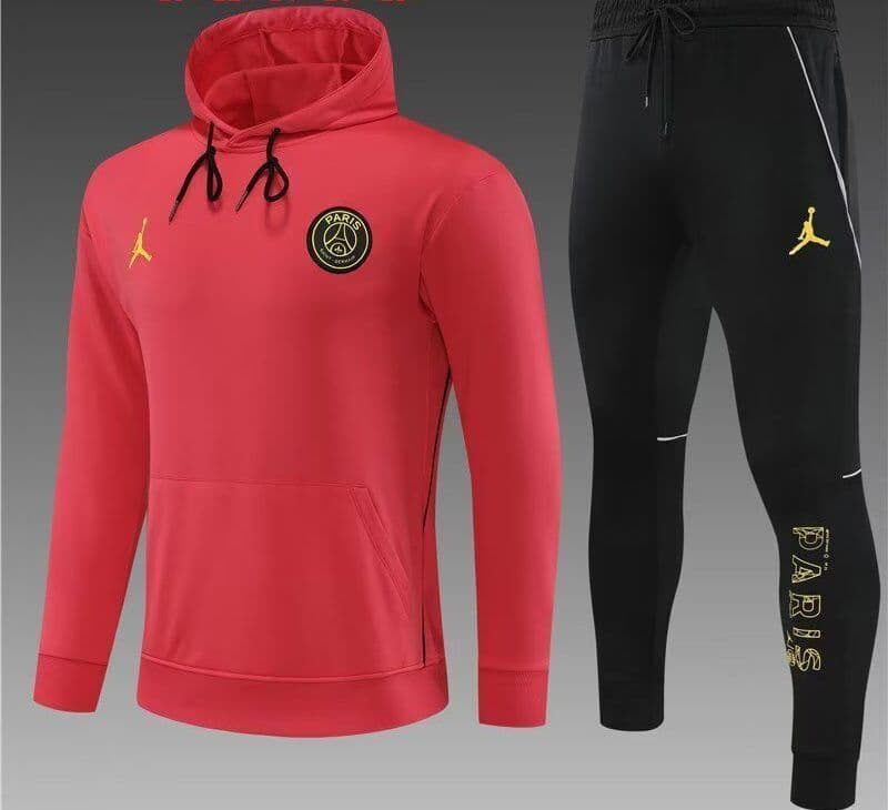 Paris Saint-Germain 2023 Red Tracksuit with Hood Kid Size