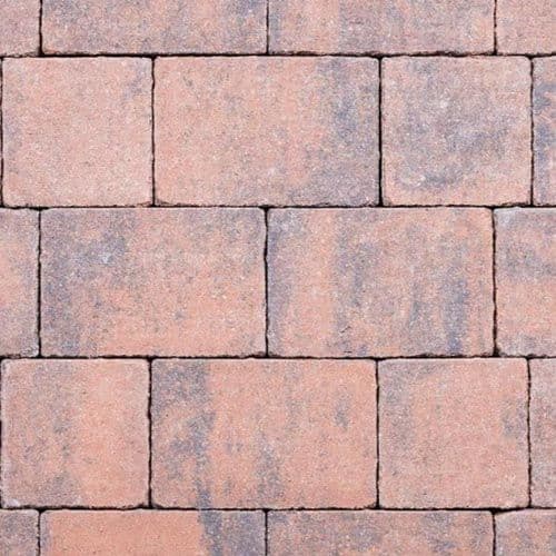 Cobble Block Paving - Burnt Ochre Trio Pack 11 52m2 Pack
