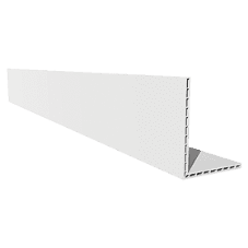 Hollow Angle 100mm x 80mm White
