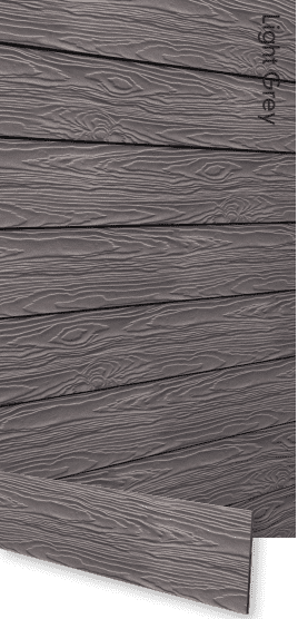 Marley Weatherboard Cladding 8 x 200 x 3600mm Light Grey 4081735