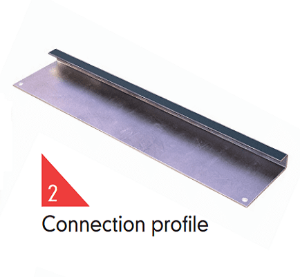 Marley Weatherboard Connection Profile 3m Slate Grey 4081754