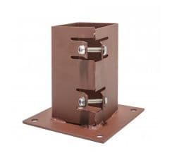 METPOST 75x75 Fence Post Socket Bolt Down