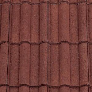 Redland 50 Double Roman Roof Tiles 220103 Antique Red Granular