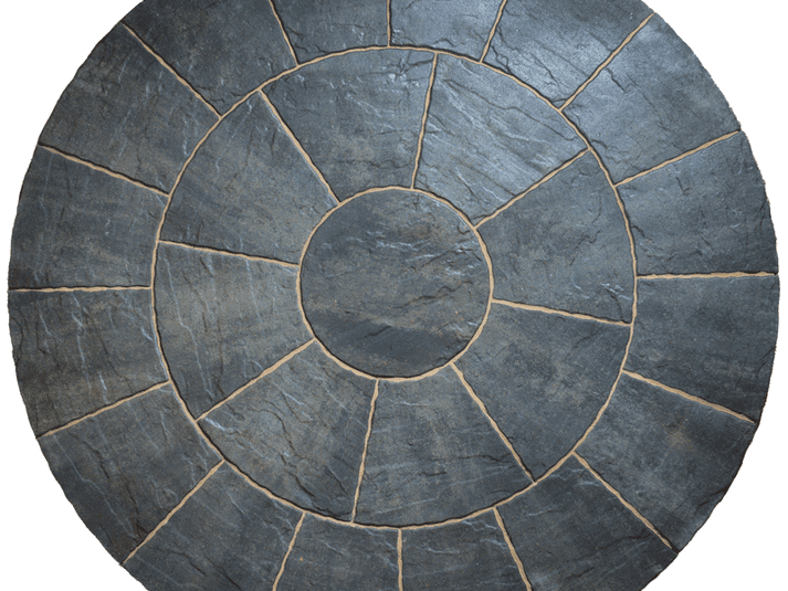 Valhalla Slate Circle Paving Slabs 2 24m diameter