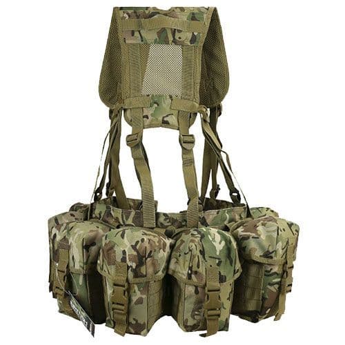 Airborne Style Webbing Multi Terrain Camouflage