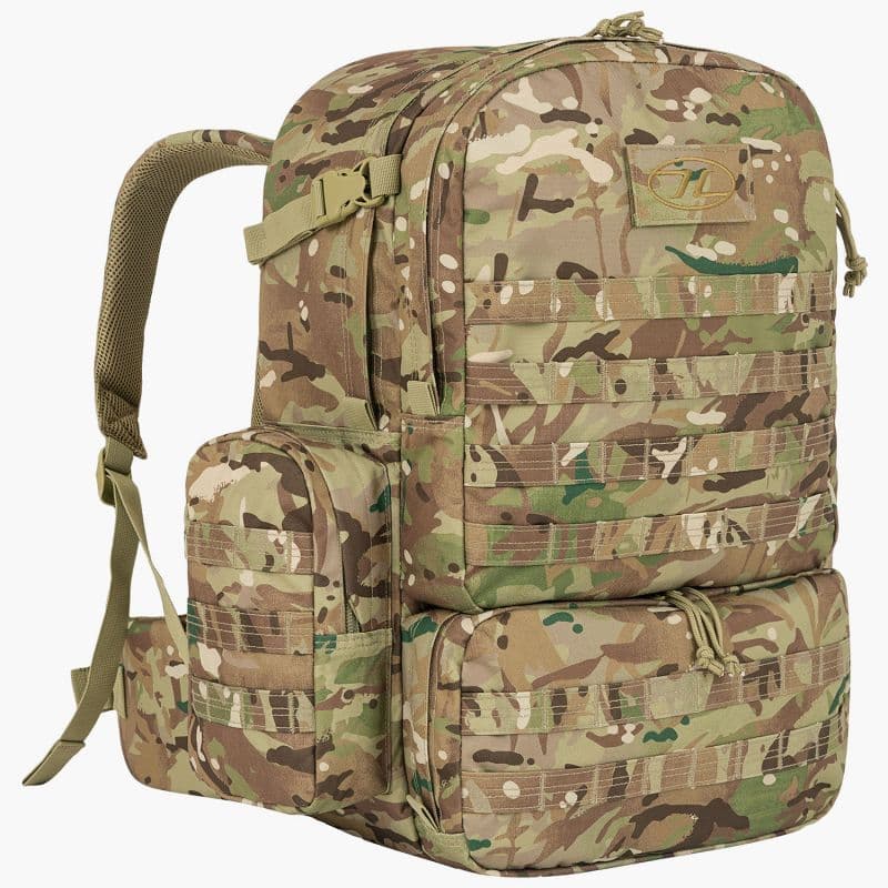 Highlander M 50 Rugged Backpack 50L Multi Terrain Camouflage