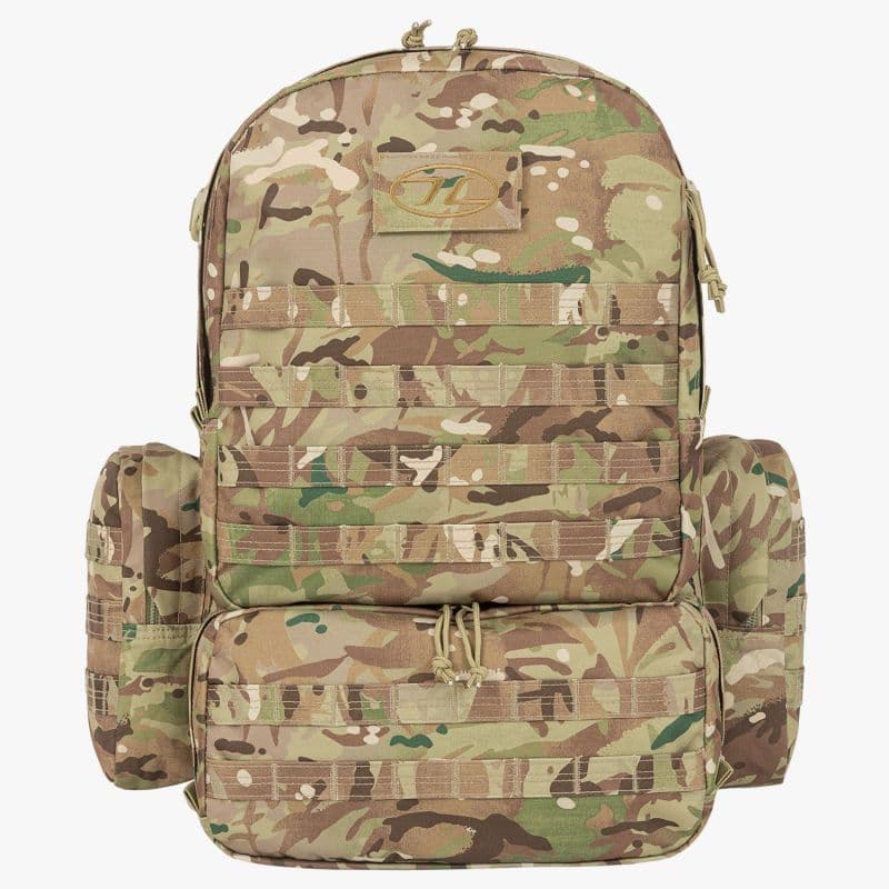 Highlander M 50 Rugged Backpack 50L Multi Terrain Camouflage