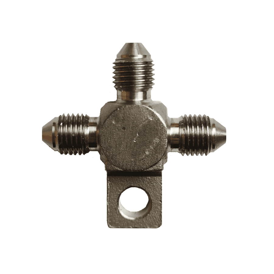400 Series Tee Piece 3/8 with Locating Lug Stainless Steel
