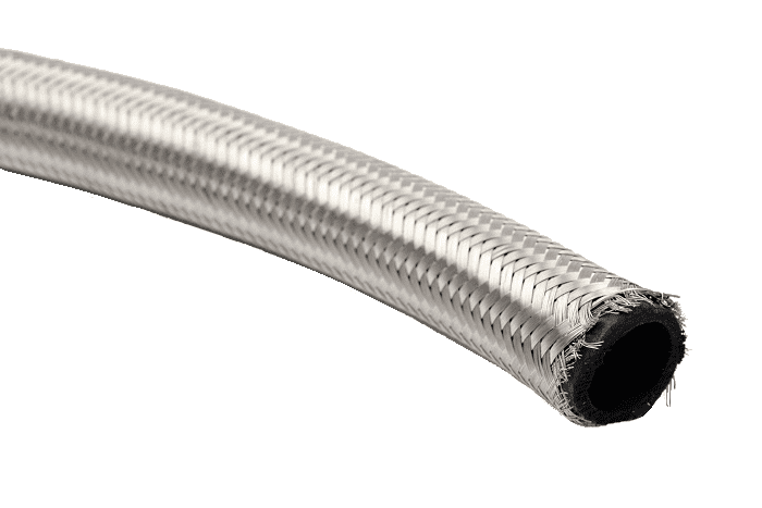800 Series Hose Stainless Steel Overbraid Rubber Per Metre