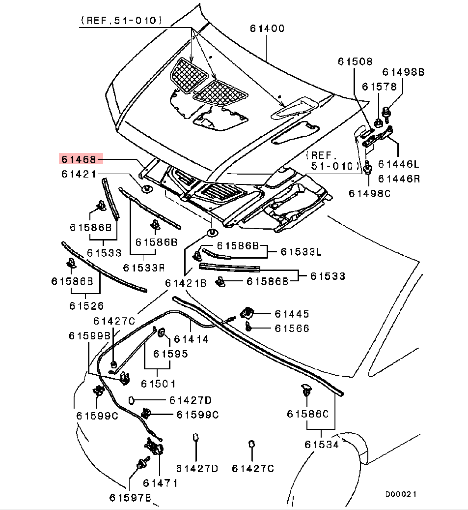 Bonnet Heat Shield Evo 9