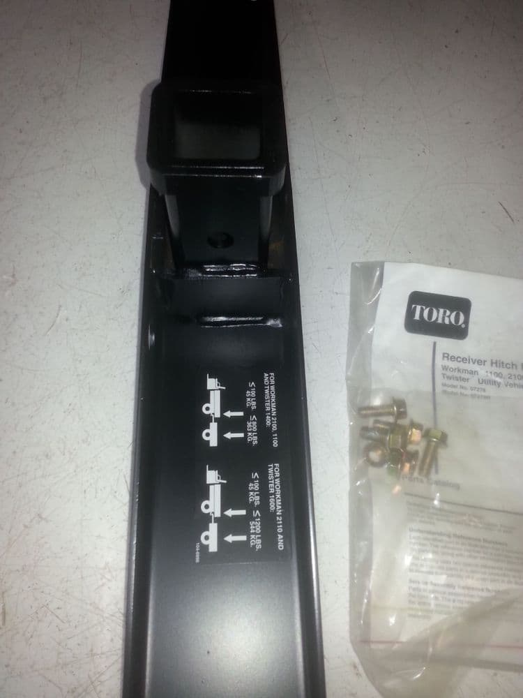 07278 Toro & Hayter Beaver RECEIVER HITCH KIT UP-ST