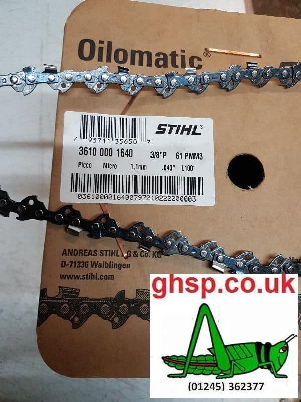 36100001640 Stihl CHAIN LINK PICCO PMMC3 3/8 043 CHAIN CABINET