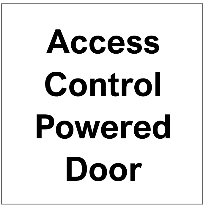 Access Control Powered Door Signage