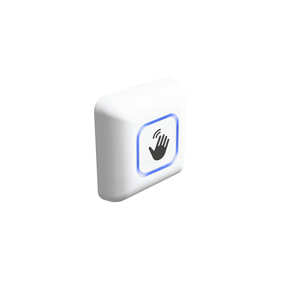 BEA Magic Switch Chroma Advanced Surface Mounted With Hand Logo White