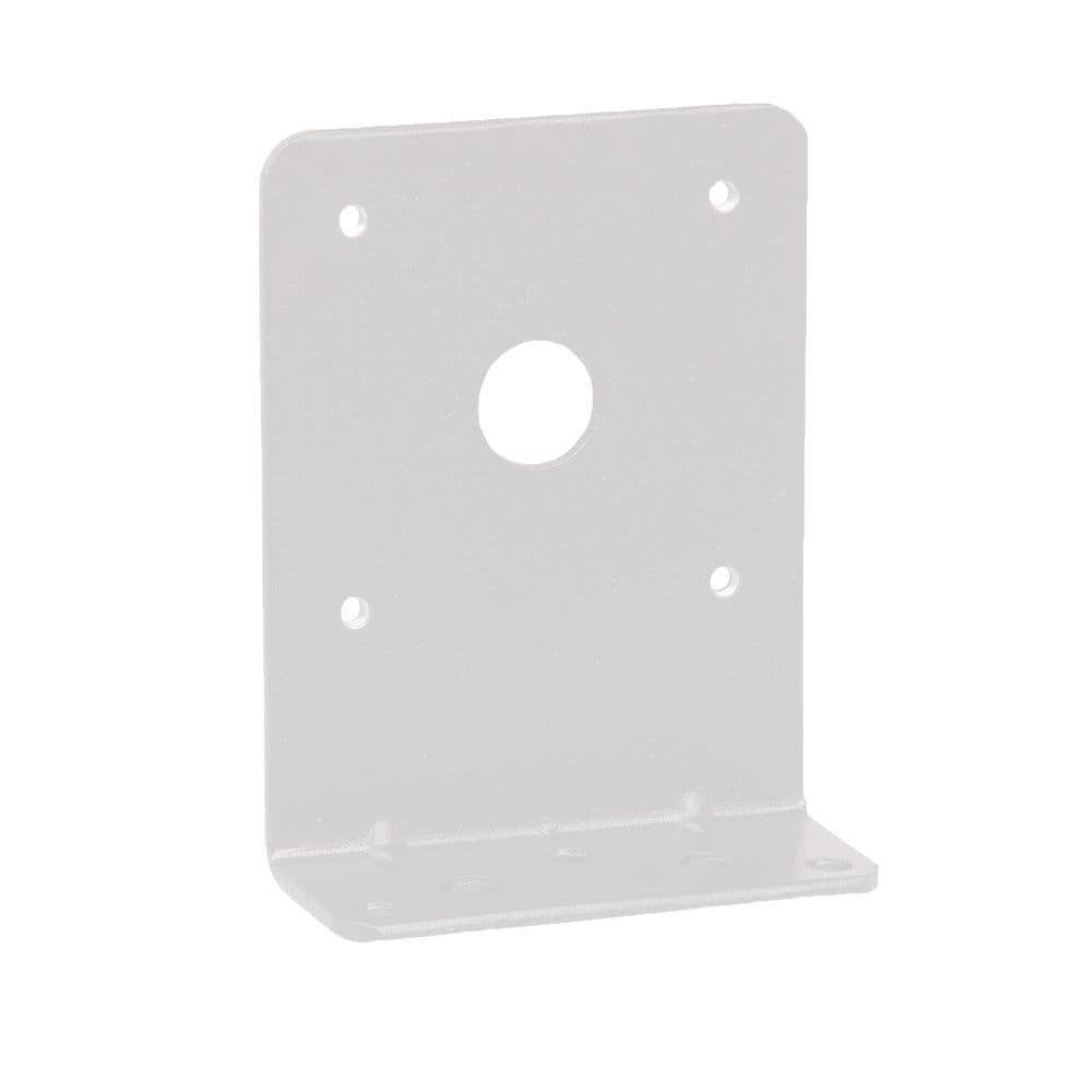White Floor Mount Bracket