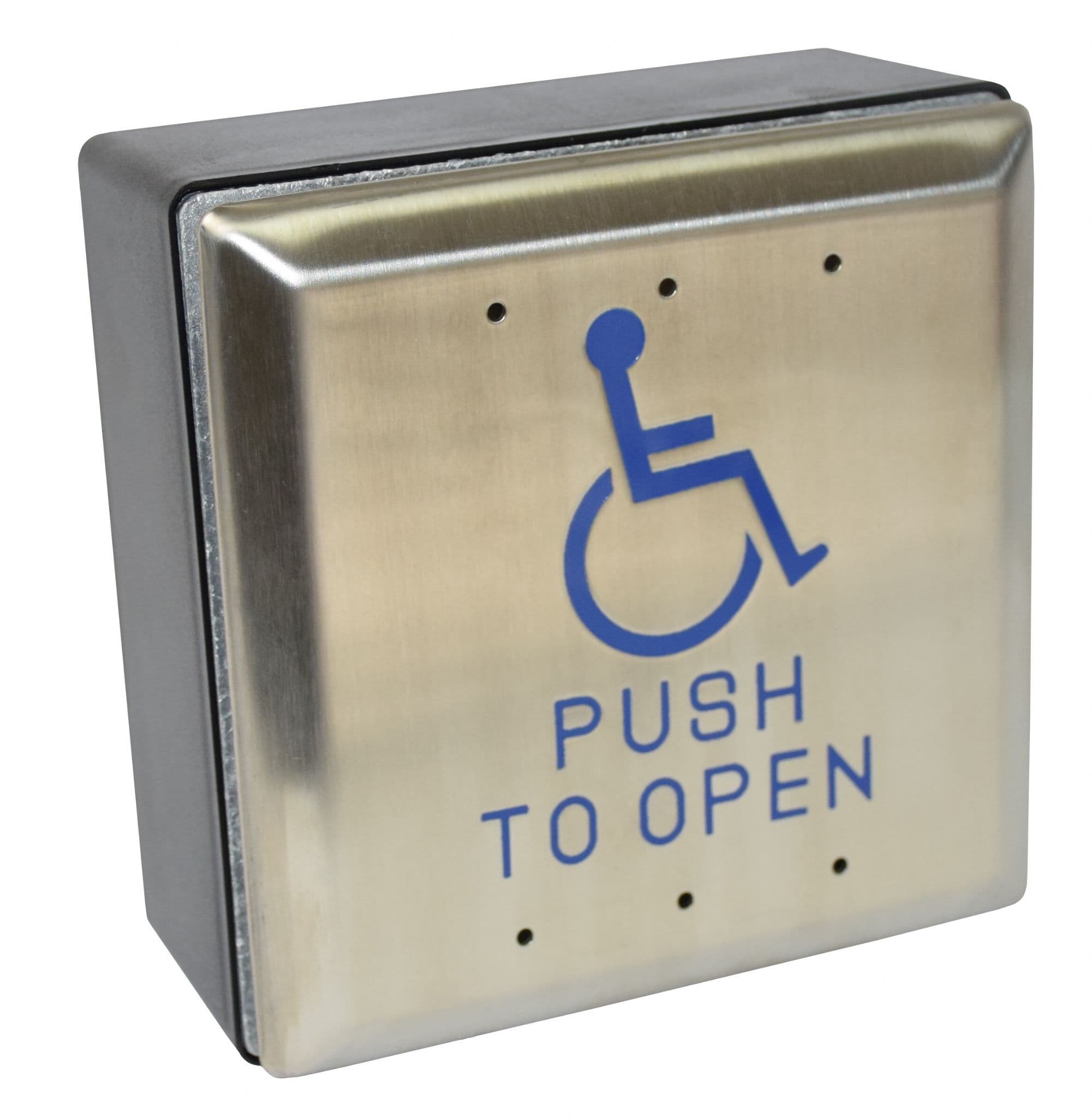 WIKK Wheelchair Logo Push To Open Square Push Pad