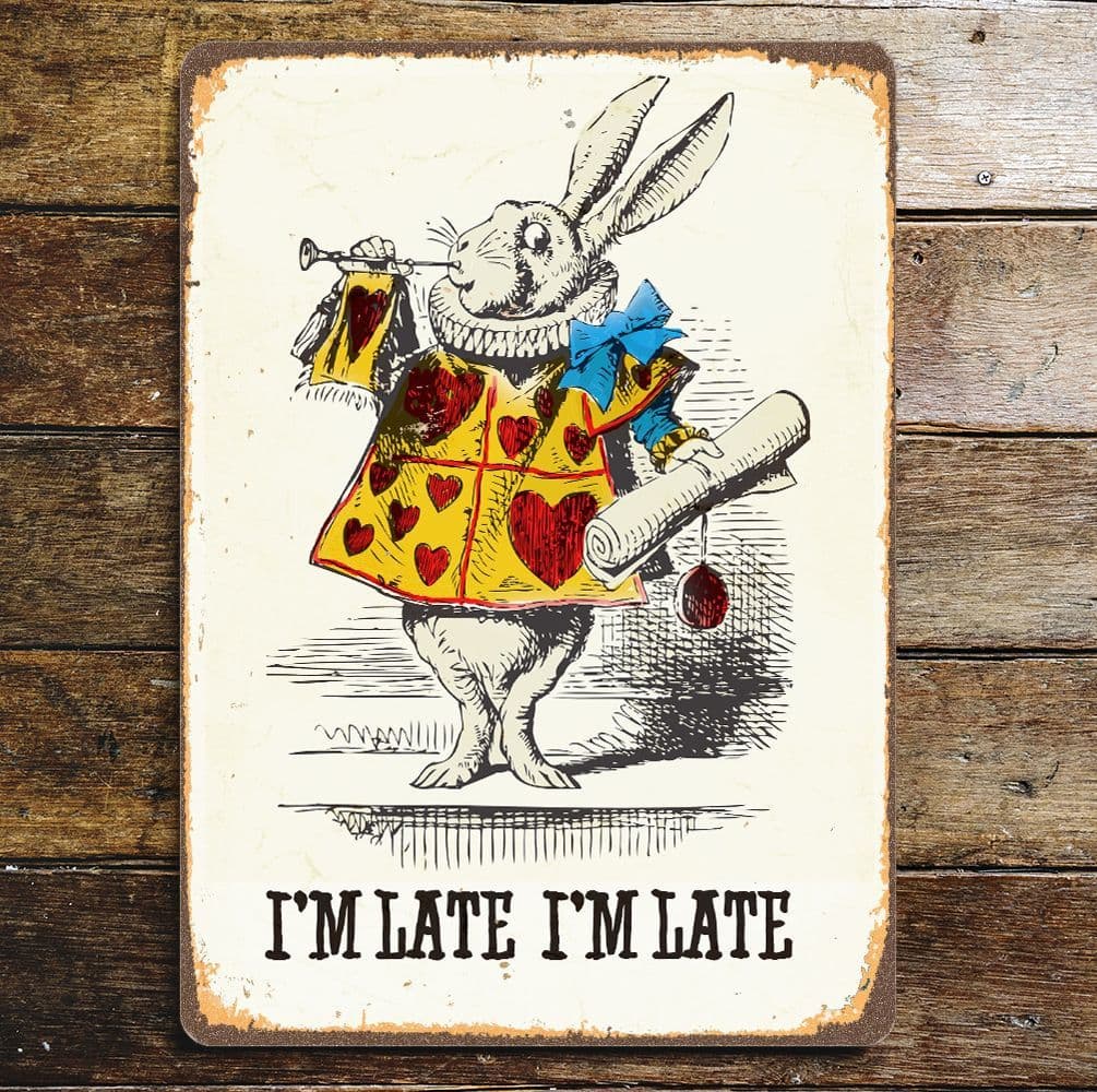 Alice In Wonderland Rabbit Quotes Im Late