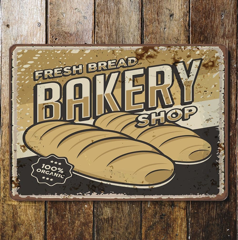 Bakery Grocery Store Signs Baked Goods Flag Sign Bakery Sign Grocery
