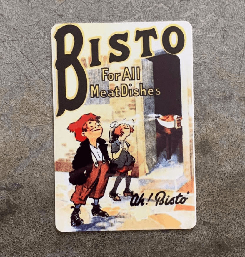 Bisto For All Meat Dishes Ah Bisto - Metal Advertising Wall Sign