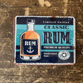 Classic Rum Bar Tin Sign Metal Sign Plaque