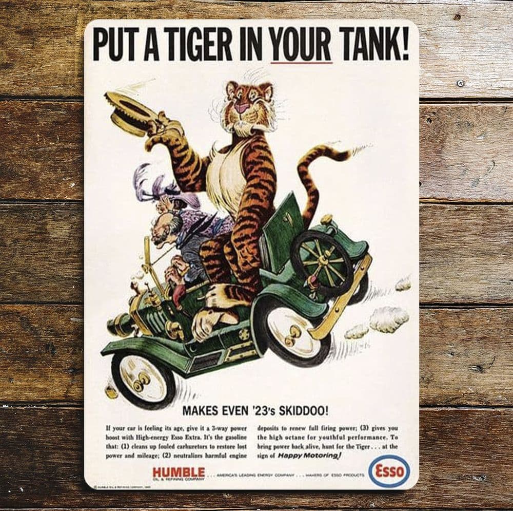 Esso Put a Tiger in Your Tank Makes Even 23 s SKIDDOO - Metal ...