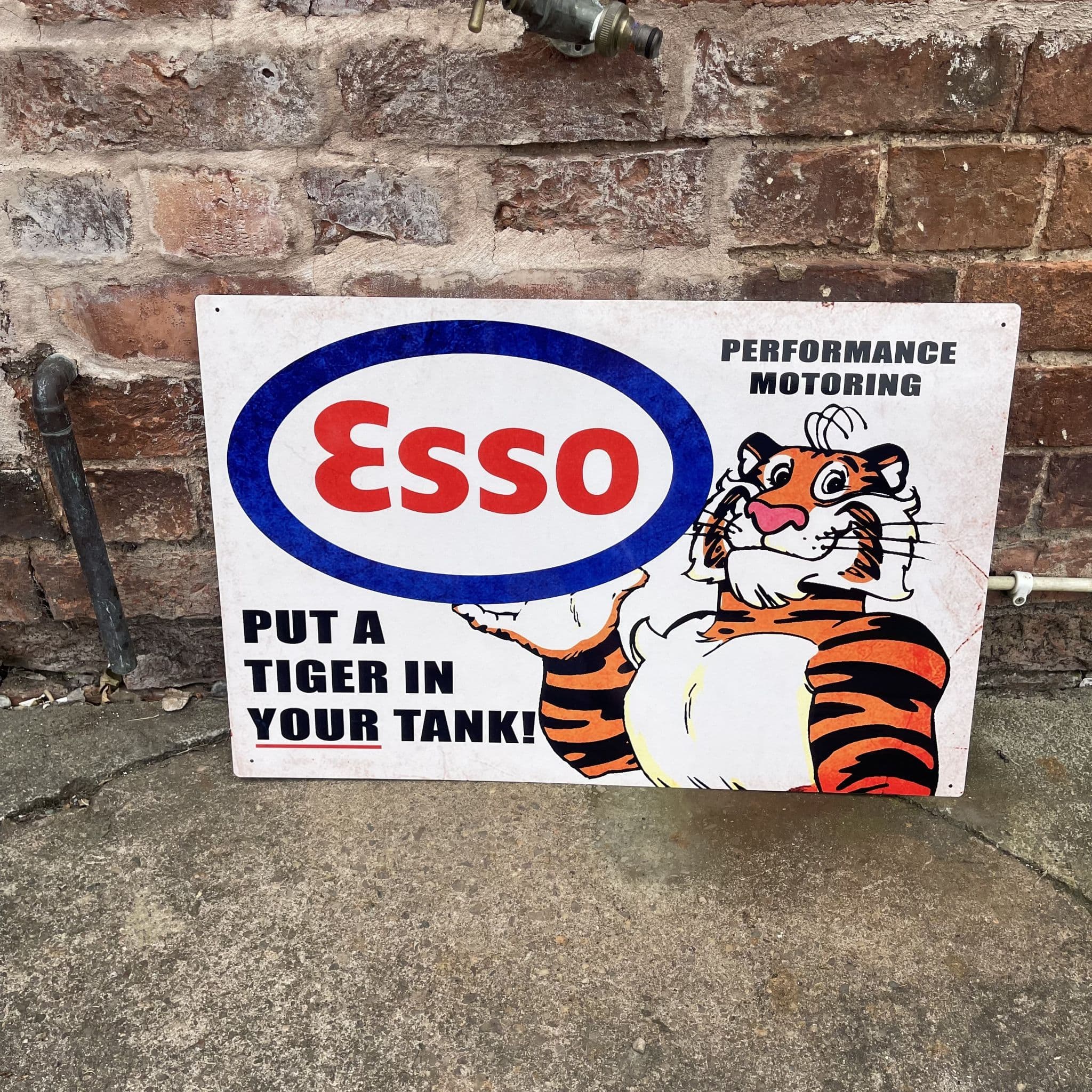 Esso Put a Tiger in Your Tank Preformance Motoring - Metal Advertising ...