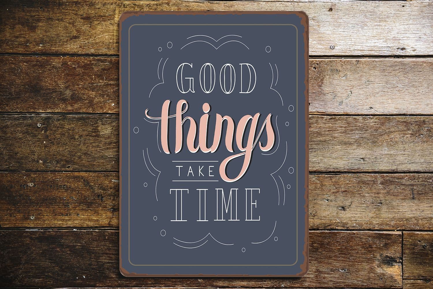 Metal Signs Quotes Metal Sign, Enamel Sign, Quote Sign, Sign With