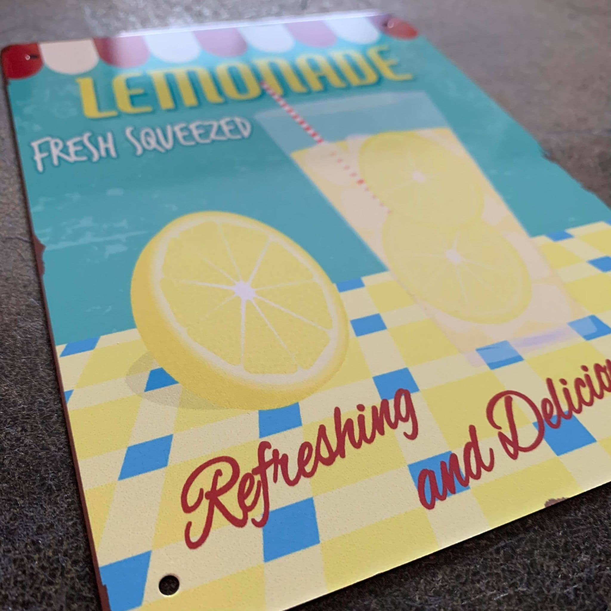 Lemonade Retro - Metal Advertising Wall Sign