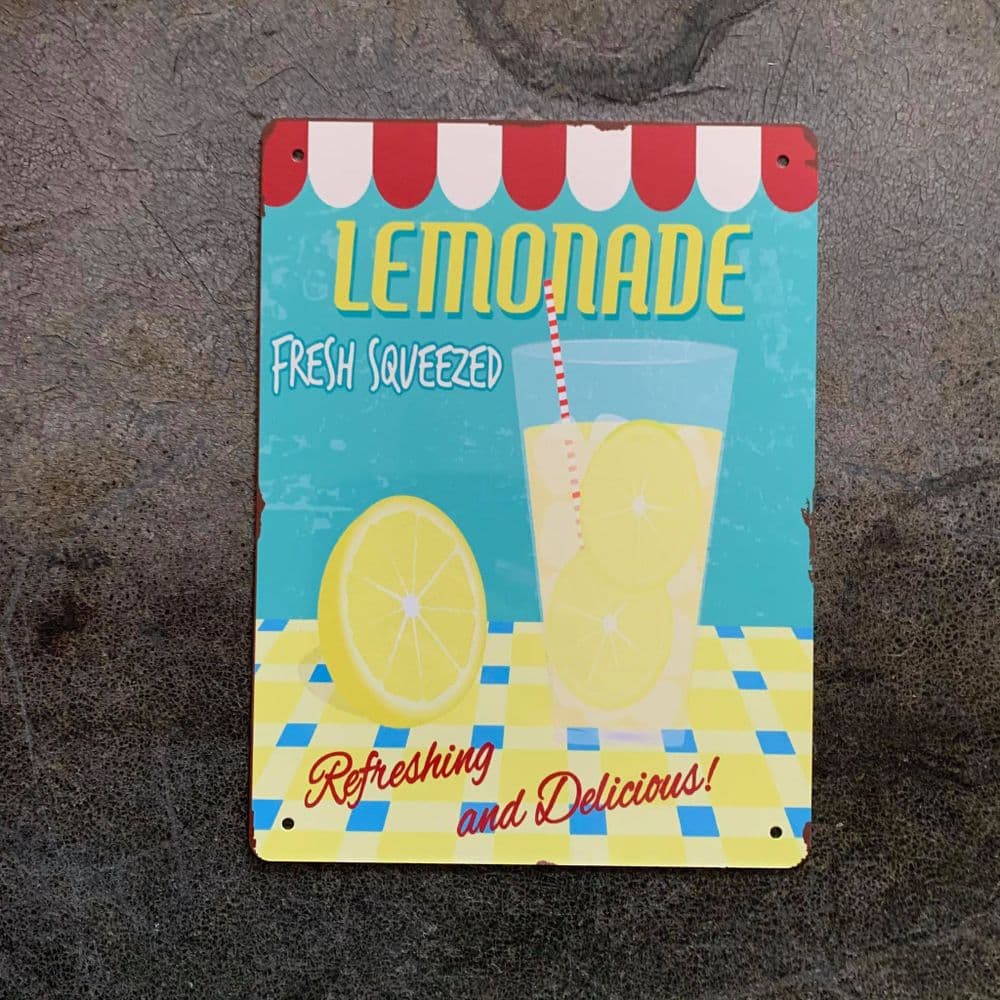 Lemonade Retro - Metal Advertising Wall Sign