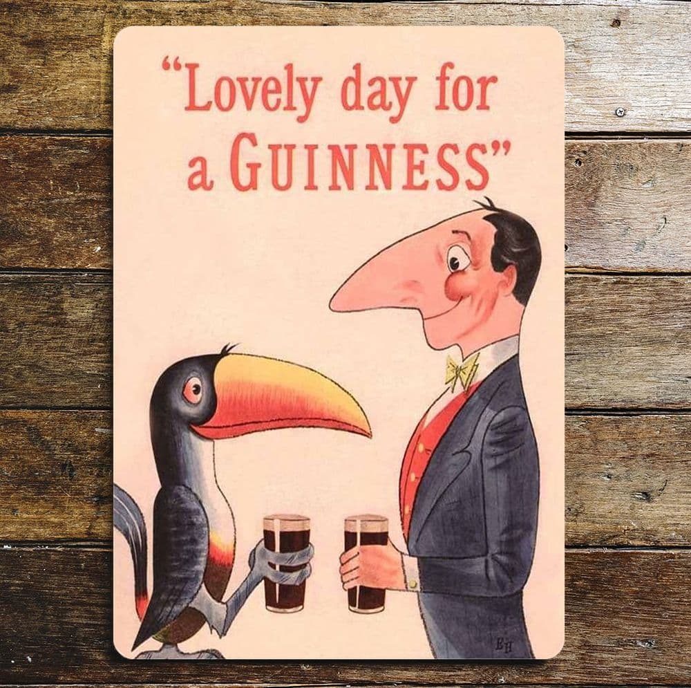 Guinness Poster Toucan Toucan Guinness Art Etsy.de