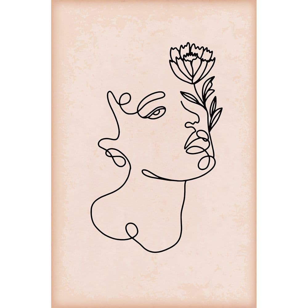 Metal Sign Line Lady Collection set illustration Novelty Gift Plaque 6