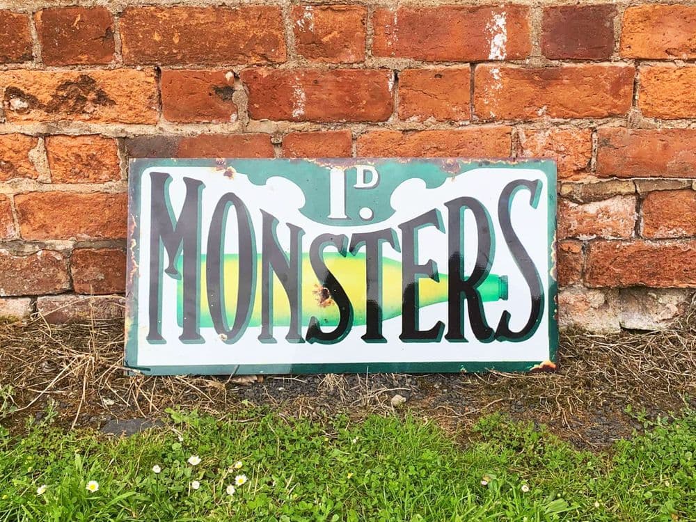 Monsters 24 Metal Wall Sign