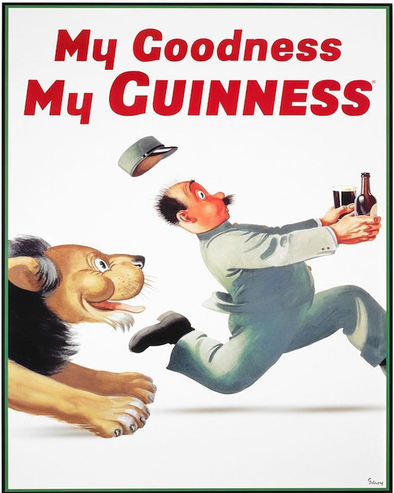 My Goodness My Guinness Lion - Metal Advertising Wall Sign