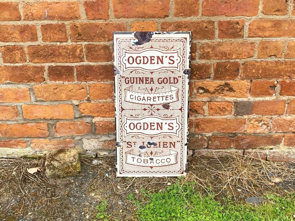 Ogden s Cigarettes 24 Metal Wall Sign