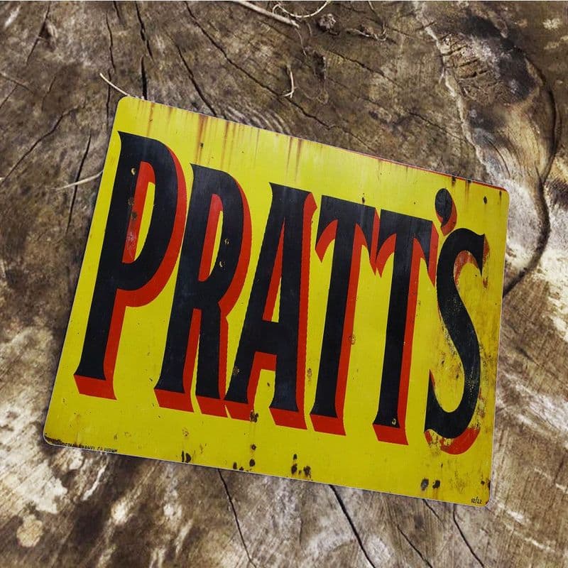 Pratt s motor spirit - Metal Advertising Wall Sign
