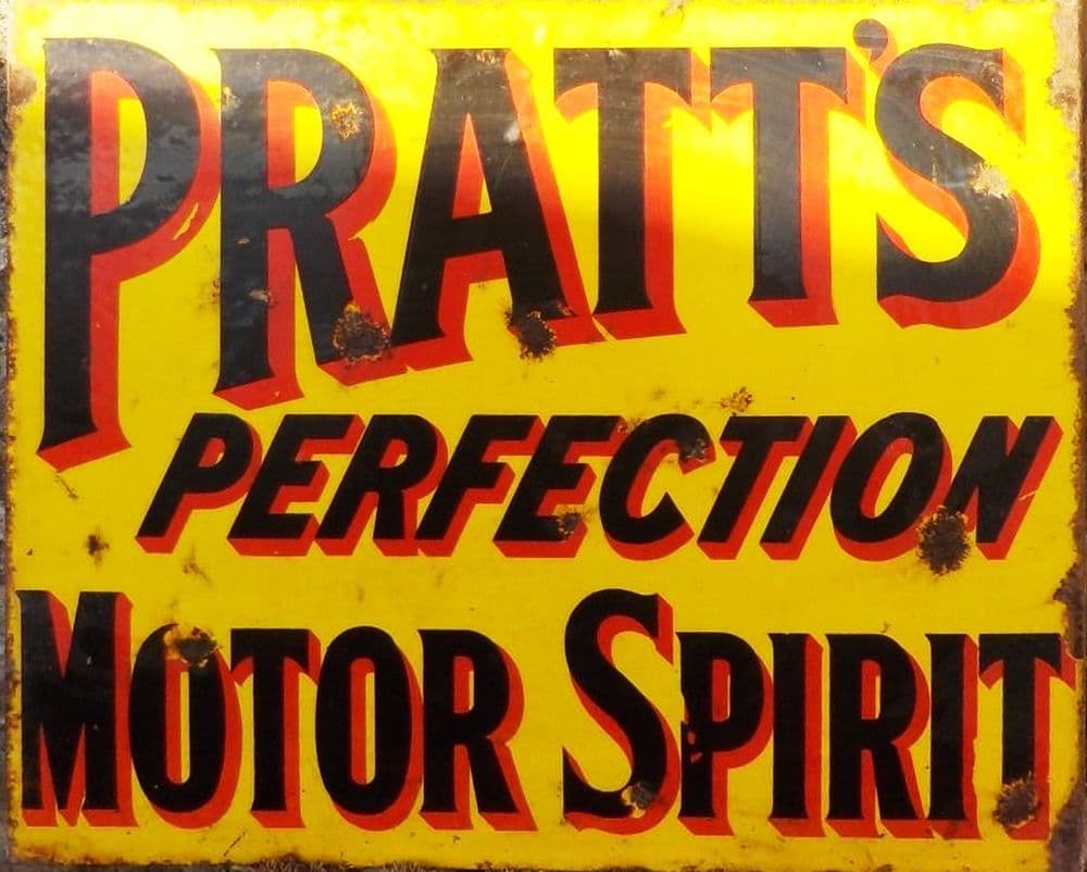 Pratt s perfection motor spirit - Metal Advertising Wall Sign