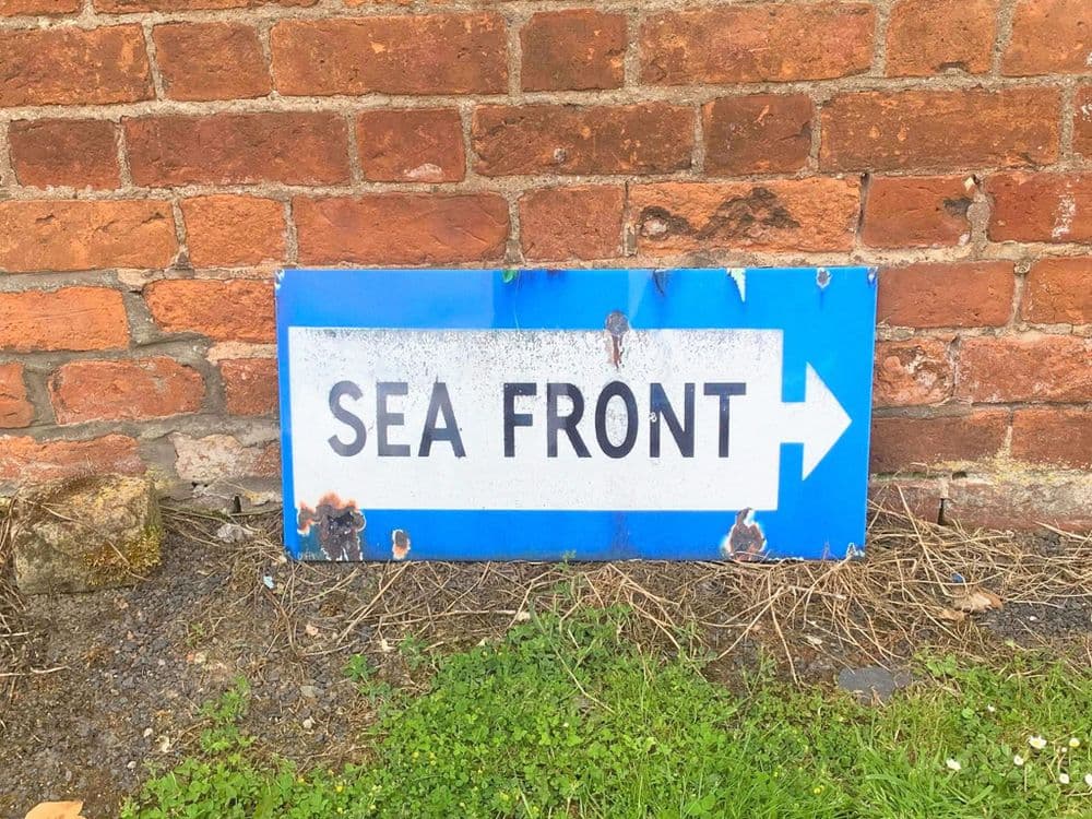 Sea Front 24 Metal Wall Sign