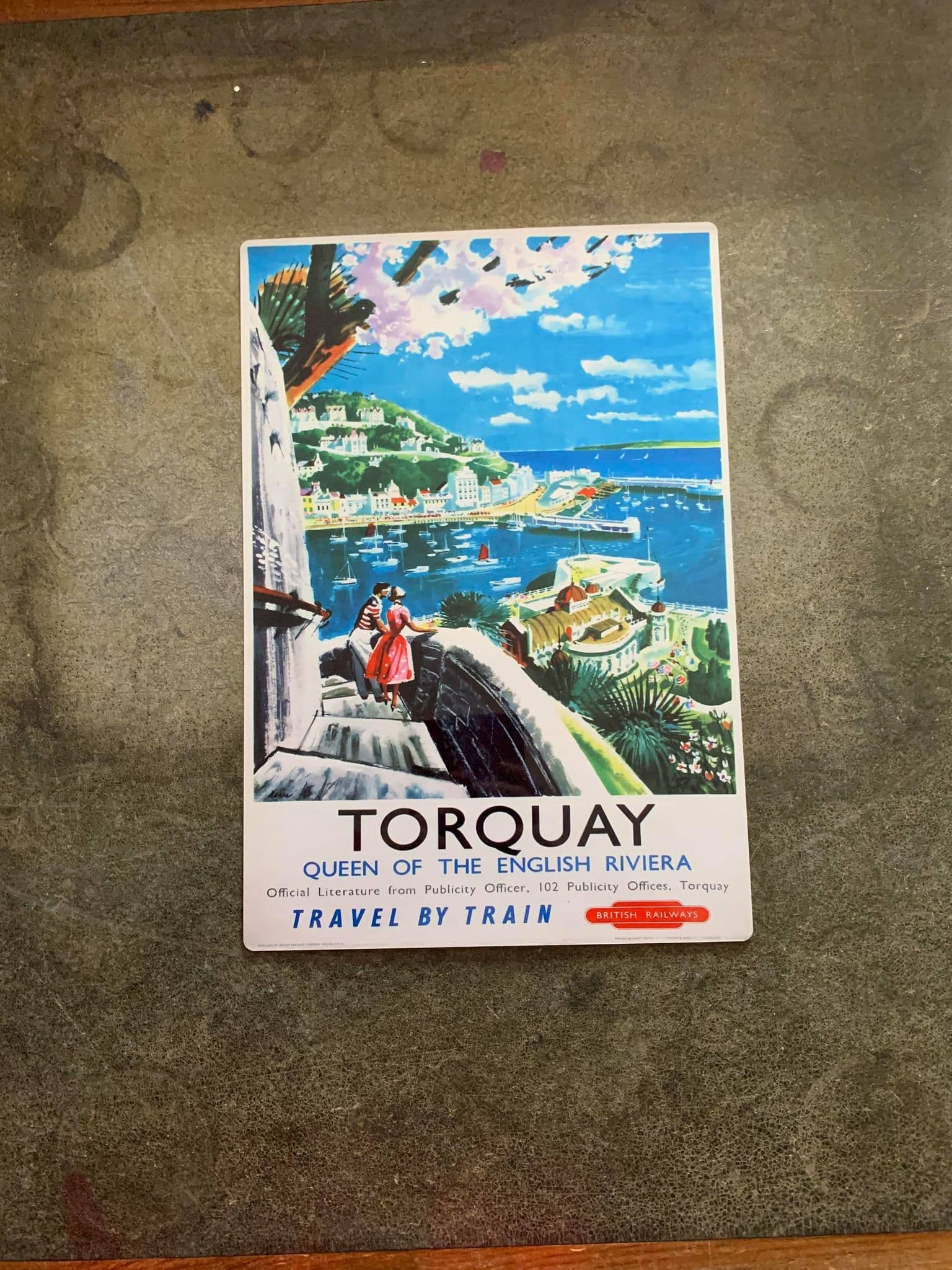 Torquay Queen Of The English Riviera Britsish Railways - Metal Travel ...