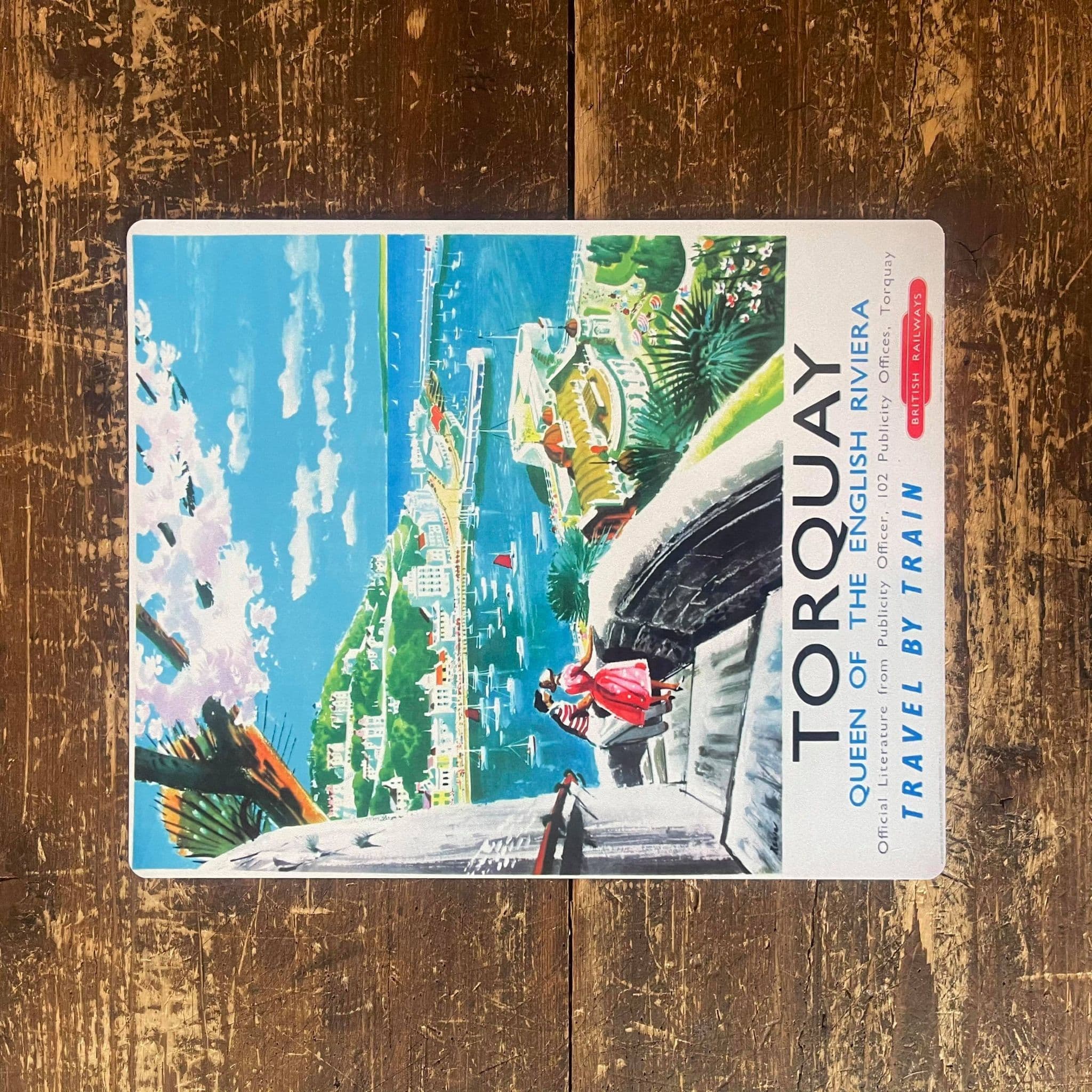 Torquay Queen Of The English Riviera Britsish Railways - Metal Travel ...