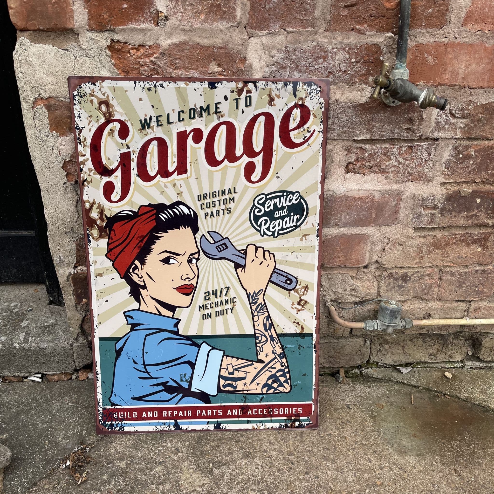 Garage Signs Accessories Custom Metal Garage Sign Personalized Car